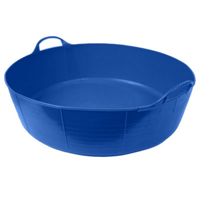 Large Shallow Flexi Tub Bucket 35L For Home, Garden, Equestrian Stable ...