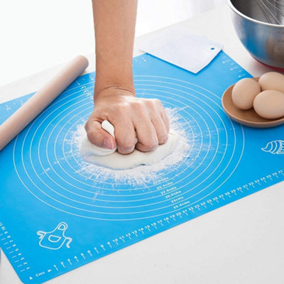 Large Silicone Baking Mat with Measurements, Non-Stick and Non-Slip ...