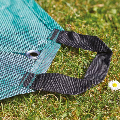 Large Smart Garden Waste Sheet - Bi-Woven Laminated Tarpaulin with ...