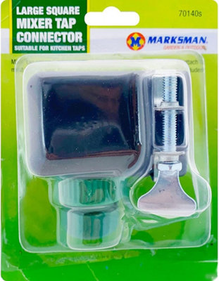 Large Square Mixer Tap Connector Kitchen Garden Hose Pipe Watering ...