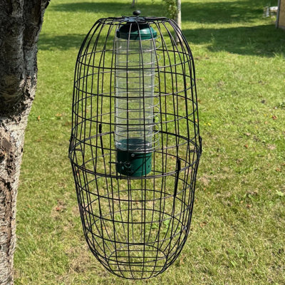 Large Squirrel Proof Hanging Bird Feeder Protection Cage