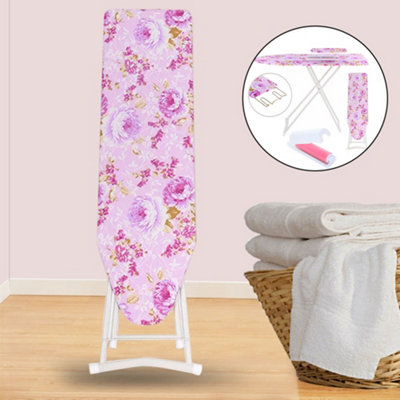 LARGE STRONG FOLDING IRON BOARD IRONING ADJUSTABLE HEIGHT LIGHT WEIGHT ...