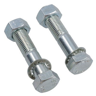 Large Tow Bar Ball Spacer Trailers Caravans 1.5" & 90mm Long Bolts Nuts ...