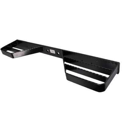 Large Towbar Mount Twin Access Step Black Van Pickup 4x4's Rear Entry Step