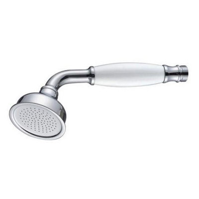 Large Traditional Victorian Shower Head Handset Bath Mixer Ceramic ...