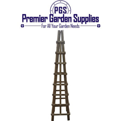 Large Wooden Garden Obelisk Pyramid Plant Support Climbing Frame ...