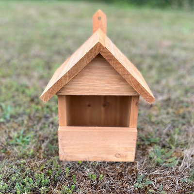 Large Wooden Robin Birdhouse Garden Nest Boxes (Pack of 2)