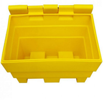 LARGE YELLOW GRIT BIN - 6 CU FT / 175 KG