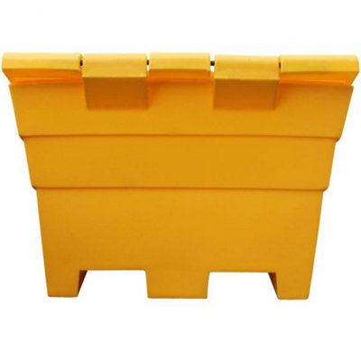 LARGE YELLOW GRIT BIN - 6 CU FT / 175 KG