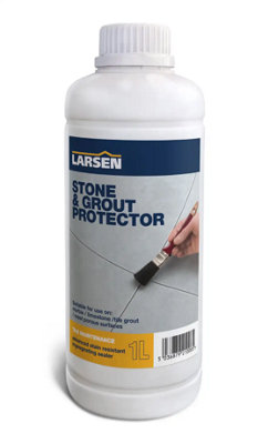 Larsen Stone and Grout Protector 1L Advanced Stain Resistant ...