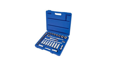 Laser 3284 32pc Socket Set 1/2" Drive Deep & Standard with Accessories