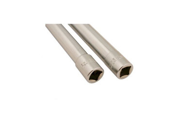 Laser 5709 2pc Extra Deep Socket Set 3/8" Dr 10mm/12mm x 120mm | DIY at B&Q