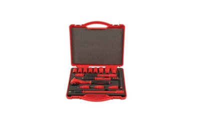 Laser 6148 16pc VDE 1000V Insulated Socket Set 3/8" Drive | DIY at B&Q