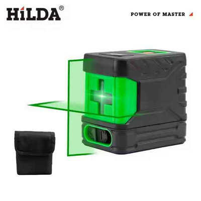 Laser Level Meter 2 Lines Cross Green Level Laser Horizontal and ...