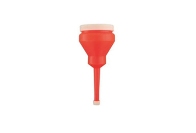 Laser Tools 5426 80mm Funnel Red Fixed Spout with End Cap and Lid | DIY ...