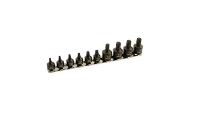 Laser Tools 5664 10pc Low Profile Impact Torx/Star Socket Bit Set 1/4"D ...