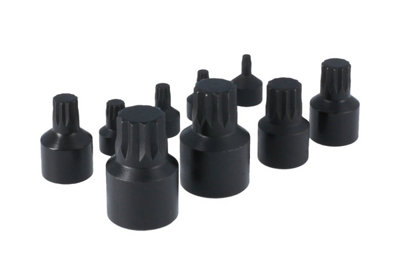 LASER TOOLS 6725 9PC LOW PROFILE IMPACT SPLINE SOCKET BIT SET