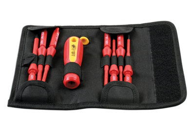 Laser Tools 7434 9pc VDE 1000V Insulated Star/Torx Screwdriver Set T8 ...