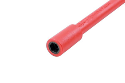 Laser Tools 7443 VDE 1000v Insulated Nut Driver 10mm x 125mm