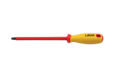 Laser Tools 7455 VDE 1000V Insulated Star/Torx Screwdriver T40 x 175mm ...
