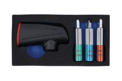 Laser Tools 7848 T Handle Pre Set Torque Bit Driver 1/4" Magnetic + 4 ...