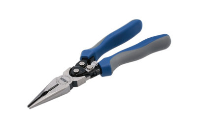 Laser Tools 8326 High Leverage Long Nose Pliers 230mm | DIY at B&Q