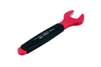 Laser Tools 8553 VDE 1000V Insulated Single Open Ended Spanner 21mm