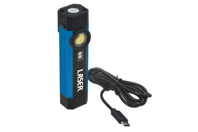 Laser Tools 8598 Aluminium Rechargeable Mini Pocket Light with UV | DIY ...
