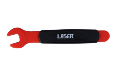 Laser Tools 8720 VDE 1000V Insulated Open Ended Spanner 8mm | DIY at B&Q