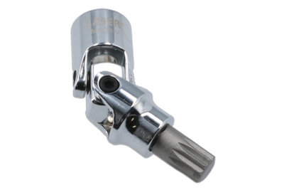 Laser Tools 8967 Triple Square / XZN Universal Joint Bit Socket M8 1/4"D