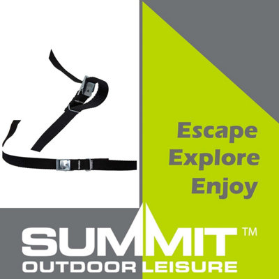 Lashing Strap With Buckle 1. 5M Strap Secure Luggage 1. 5m Black X 1 ...