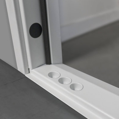 Latham's Security Garage Side Door & Frame - (H)2020mm (W)995mm, RH Hinge