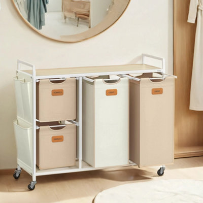 4 Compartment Laundry Hamper