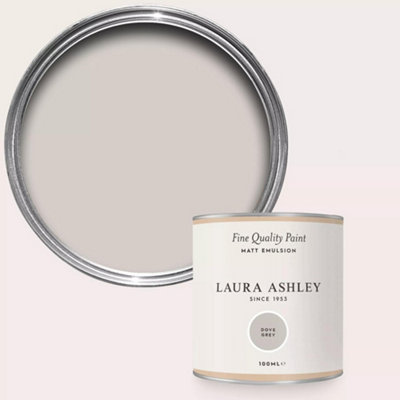 Laura Ashley Dove Grey Matt Emulsion Paint Sample | DIY at B&Q