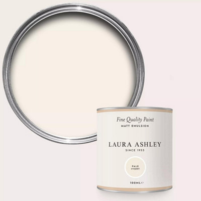 Laura Ashley Pale Ivory Matt Emulsion Paint Sample | DIY at B&Q