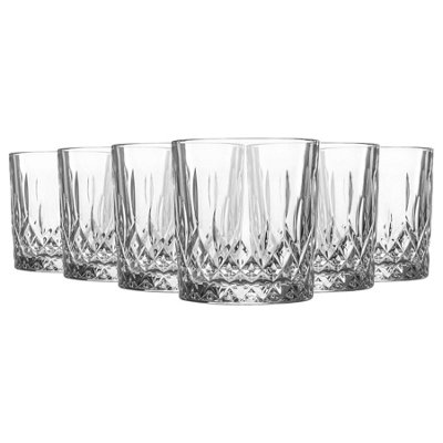 LAV 6x Odin Whiskey Glasses - 330ml Mixed Glass Whisky Cocktail Gin ...