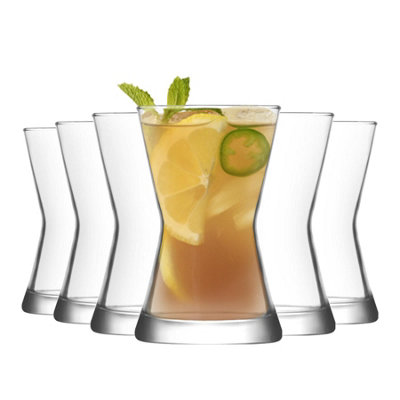 Buy LAV Derin Turkish Tea Glasses - 140ml - Clear - Pack of 6 at B&Q