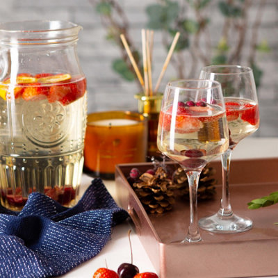 LAV Lal White Wine Glasses - 295ml - Clear - Pack of 6