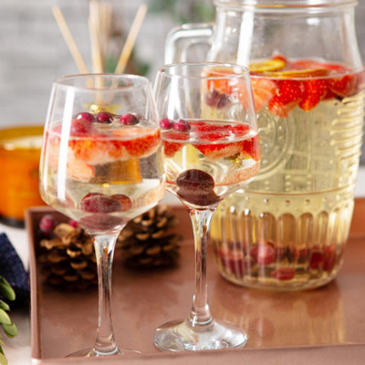 LAV Lal White Wine Glasses - 295ml - Clear - Pack of 6