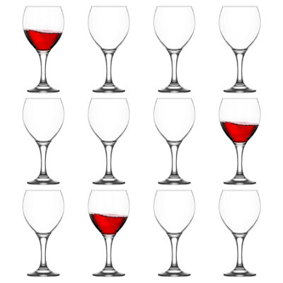 LAV Misket Red Wine Glasses - 365ml - Pack of 12 | DIY at B&Q
