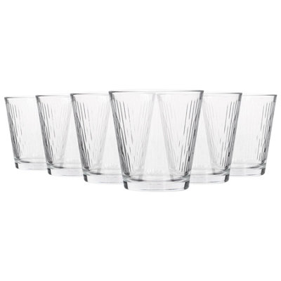LAV Nora Glass Tumblers - 255ml - Pack of 6