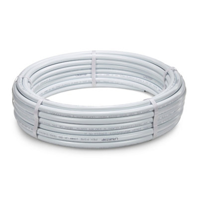 LavaTap 22mm Barrier Pipe PEX 25M Coil White Push Fit Plumbing Plastic Pipe