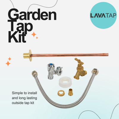 LavaTap Outside Tap Kit Simple DIY Installation Outdoor Garden Tap Bibtap
