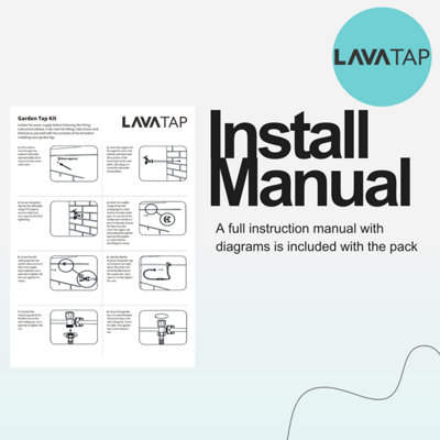 LavaTap Outside Tap Kit Simple DIY Installation Outdoor Garden Tap Bibtap