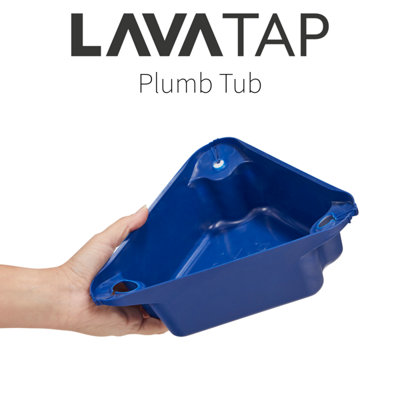 LavaTap Plumb Tub Flexible Radiator Drain Tray, Plumbers Bucket & Water ...