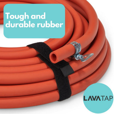 LavaTap Rubber Radiator Drain Down Hose For Central Heating System - 15m