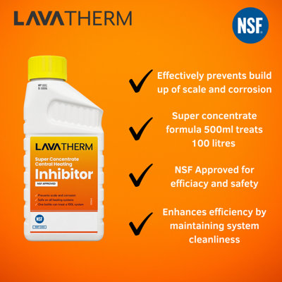 LavaTherm Super Concentrate Central Heating Inhibitor for Radiator ...