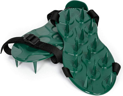 Lawn Aerator Shoes - Garden spike shoes for grass and lawn aeration ...
