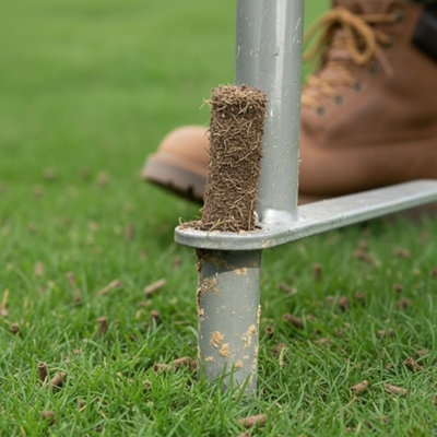 Lawn Coring Aerator, Manual Grass Core Aerating Tool