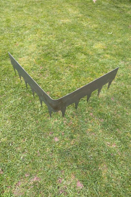 lawn edging 150 mm high , corten steel edging , border edging , Metal ...